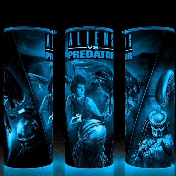 Handmade | Dining | Glow In The Dark Aliens 8s Ripley And Predator ...